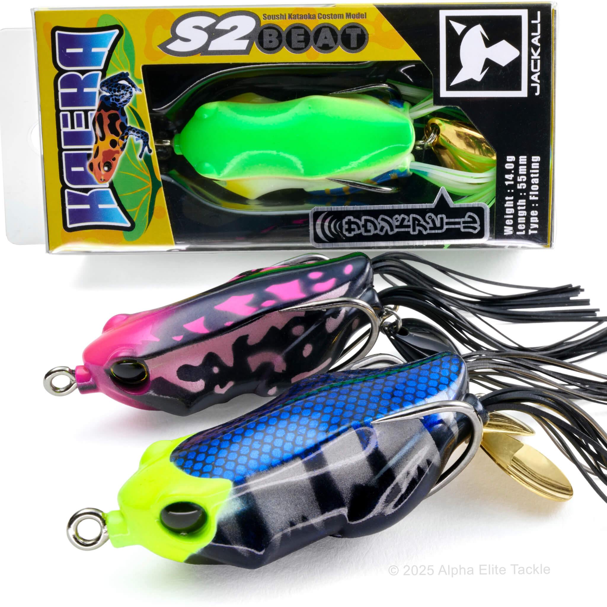 Jackall Kaera S2 Beat Hollow-Body Frog – Alpha Elite Fishing Tackle